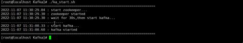 Kafka的脚本启动和关闭（linux） Eisouthboy 博客园