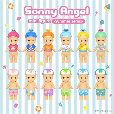 Sonny Angel Summer Series Beach Mini Figure Cute Doll Model Girls