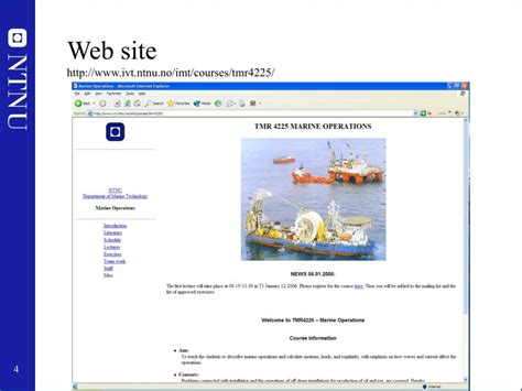 Ppt Tmr4225 Marine Operations Powerpoint Presentation Free Download Id 5659337