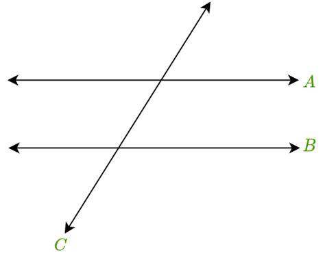 Two Lines And A Transversal Form How Many Pairs Of Vertical Quizlet