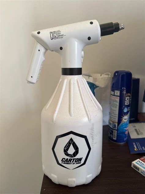 카톤 전동분무기 233월 구매 당근 중고거래