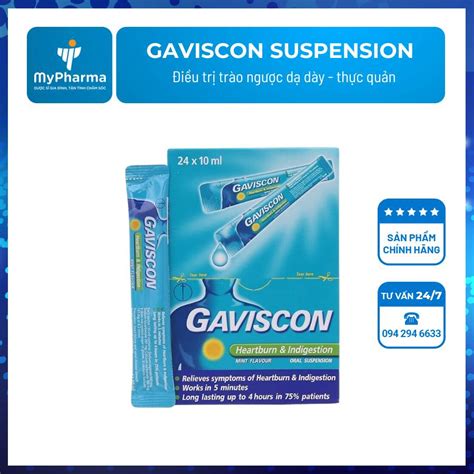 Gaviscon Dual Action Thuốc điều Trị Trào Ngược Dạ Dày Thực Quản