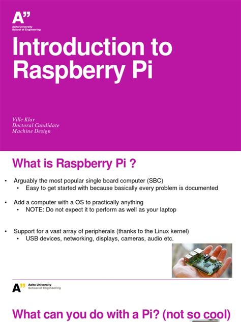 Introduction To Raspberry Pi Mechatronics Projects Pdf Raspberry Pi Operating System