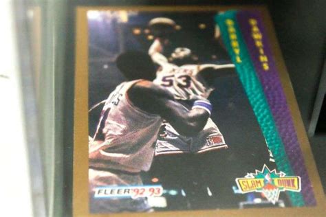 Darryl Dawkins Autographed Basketball Fleer 92 93 Slam Dunk Capital