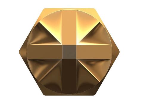 Pz2 Screw Bit 3d Model 3d Printable Cgtrader