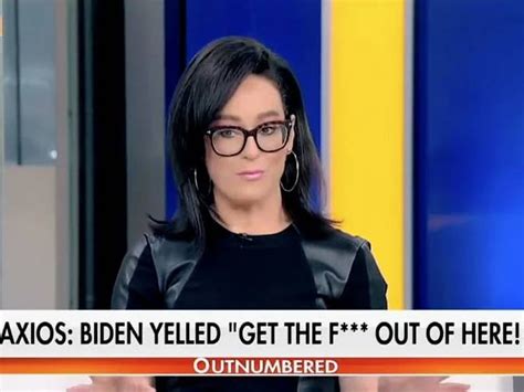 Fox News Host Says Shes ‘turned On By Bidens Alleged Bad Temper