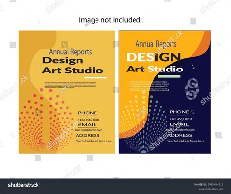 Cover Page A Size Eps Stock Vector Royalty Free