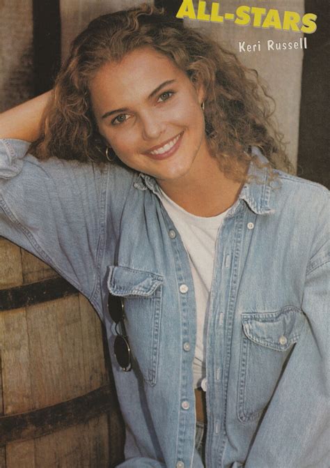 Keri Russell Spice Girls Teen Magazine Pinup Jean Shirt Long Hair All