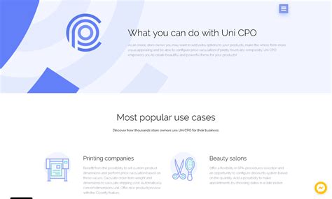 Uni Cpo Premium Product Options And Price Calculation Formulas