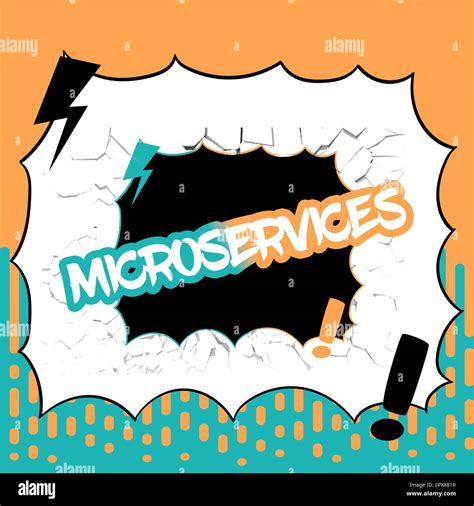 Text Showing Inspiration Microservices Word For Software Development Technique Building Single