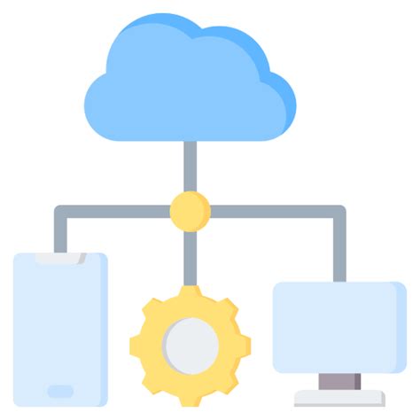Cloud Network Generic Color Fill Icon