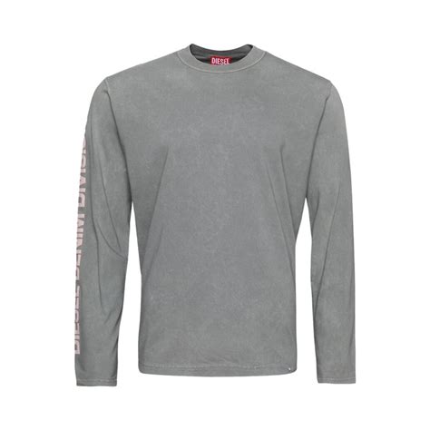 Buy Diesel T Crane Long Sleeve N1 Dove Grey A12203 0thaz 9bx Goat