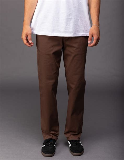 Rsq Mens Slim Straight Chino Pants Dark Brown Tillys