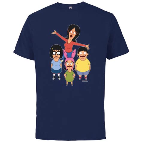 Bobs Burgers Linda Gene Tina And Louise Short Sleeve Cotton T Shirt