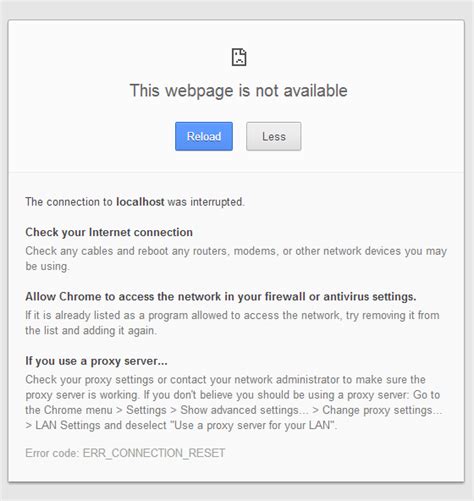 Ssl Connection Reset Error Trying To Set Up Locally Using Vs And Iis Express Server Fault