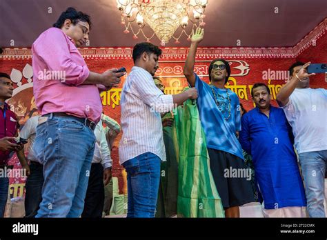 Kolkata India 16th Oct 2023 World Class Brazilian Footballer