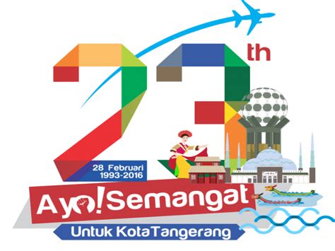 Logo Resmi Hari Ulang Tahun Kota Tangerang Ke 23