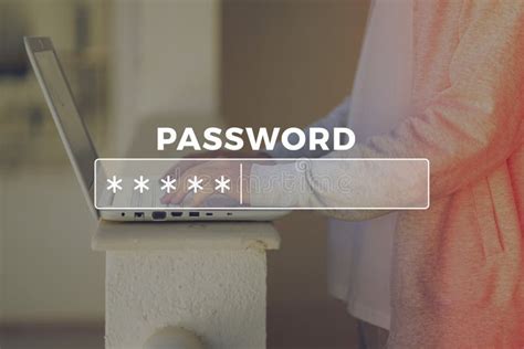 Password Box In Internet Browser Stock Photo Image Of Finger Login 177289588