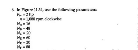 Solved Figure 1134 Gear Train For Problem 6for Problems 3