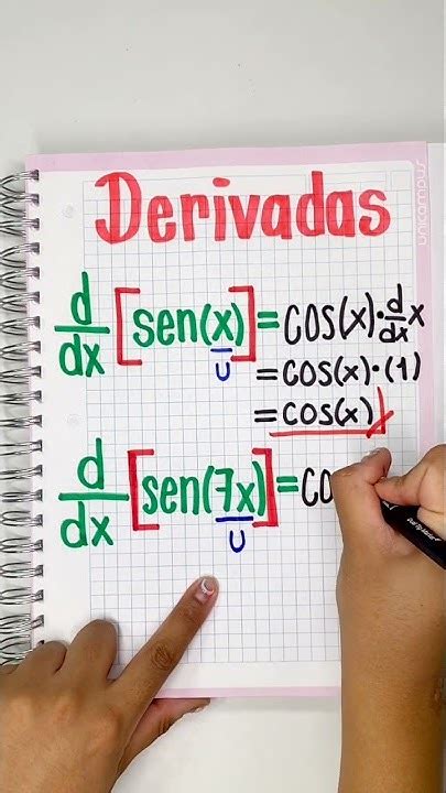 ¿cuál Es La Derivada De Seno Ejemplos Youtube