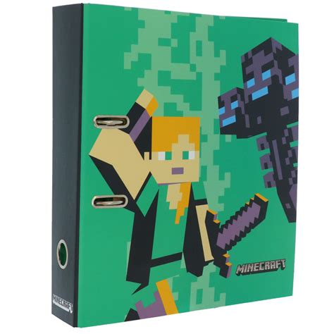 Classeur Levier Minecraft A4