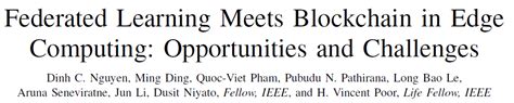 区块链与联邦学习综述blockchained Fl Csdn博客
