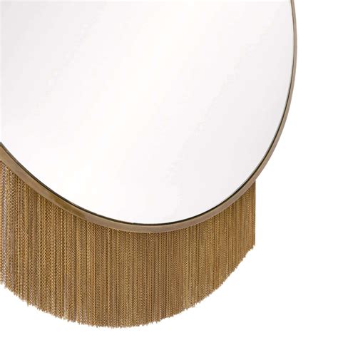 Wmi04 Winchester Mirror Antique Brass
