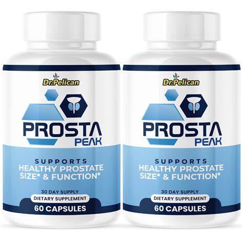 Prosta Peak Prostate Support 2 Bottles 120 Capsules Pelican Vitamins