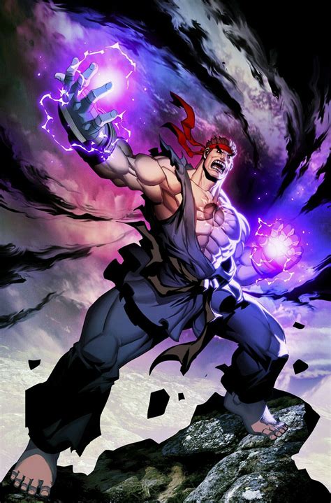 Evil Ryu Ryu Street Fighter Street Fighter Art Street Fighter
