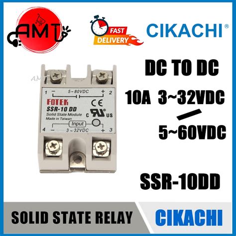 Cikachi Fotek Ssr 10dd 10a Solid State Relay Dc To Dc Shopee Malaysia