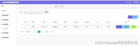 Django计算机毕业设计水库洪水预报调度系统python源码程序lw远程部署洪水预警系统代码 Csdn博客