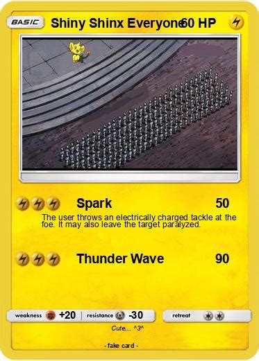 Pokémon Shiny Shinx Everyone Spark My Pokemon Card