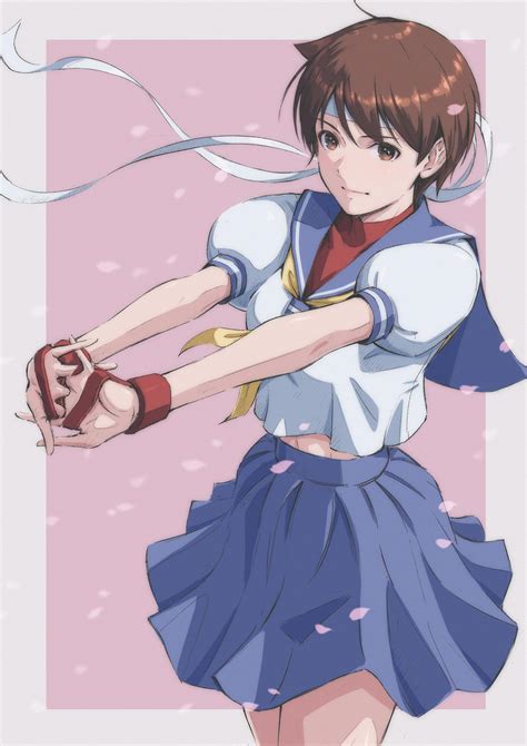 Kasugano Sakura Street Fighter Image By Tya No Ki 4138358