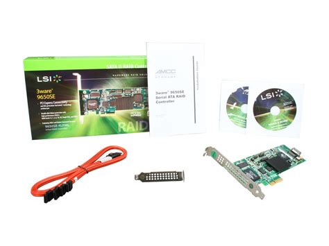 3ware 9650SE 4LPML PCI Express Lanes 4 SATA II Controller Card RAID