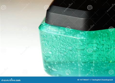 Hair Gel Bottle Scene Stock Image Image Of Lotion 107786647