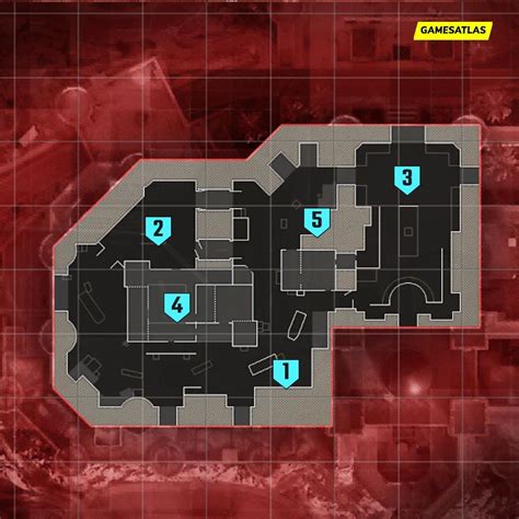 Al Bagra Fortress MW2 Map Guide Hardpoint Rotations
