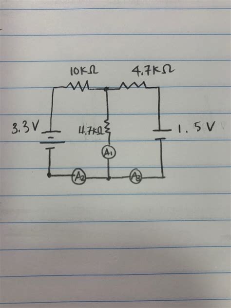 solved write down three equations relating i1 i2 and i3