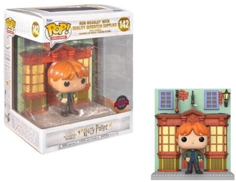 Funko Pop Deluxe Harry Potter Ron Weasley With Quality Quidditch