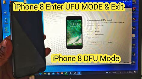 Iphone 8 Enter Dfu Mode And Exit 🔥 Youtube