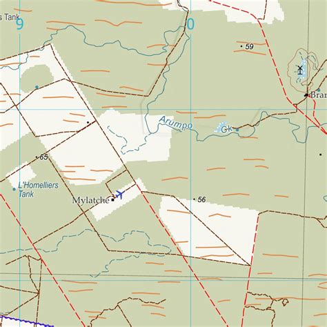 Balranald I5412 Map By Geoscience Australia Avenza Maps