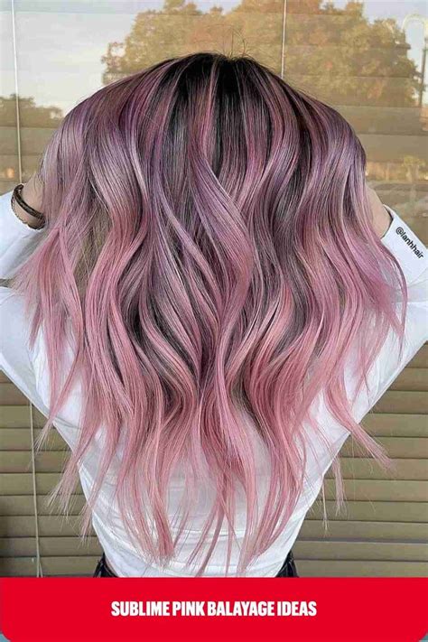 24 Gorgeous Pink Balayage Ideas Light Pink Hair Dyed Hair Pastel