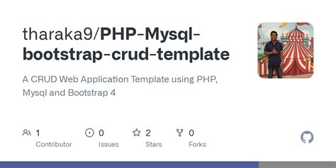 Github Tharaka9php Mysql Bootstrap Crud Template A Crud Web