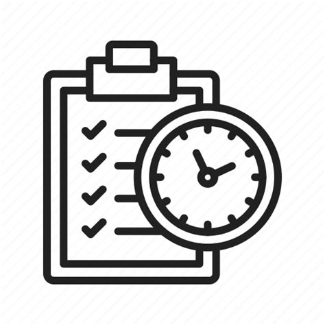 Time Management Plan Time Productivity Timekeeping Schedule Management Icon Download On