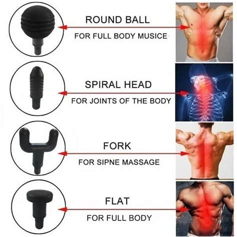 Black Plastic Fascial Gun Massage Gun At Rs 650piece In New Delhi Id