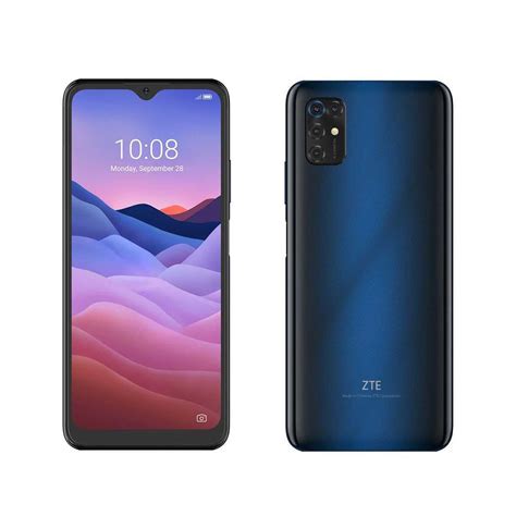 Смартфон ZTE Blade V2020 smart темно-синий 64 ГБ - купить по выгодной ...
