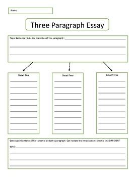 Check My Essay Three Paragraph Essay Outline