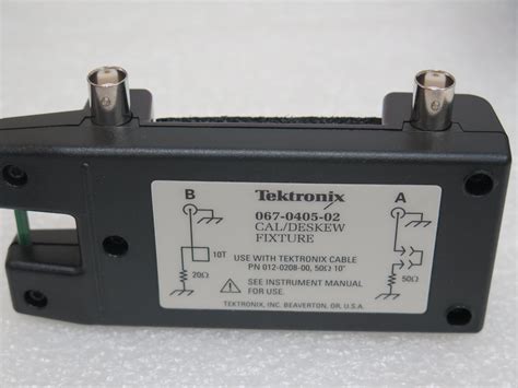 Tektronix 067 0405 02 Cal Deskew Fixture Other Test Equipment Bmi