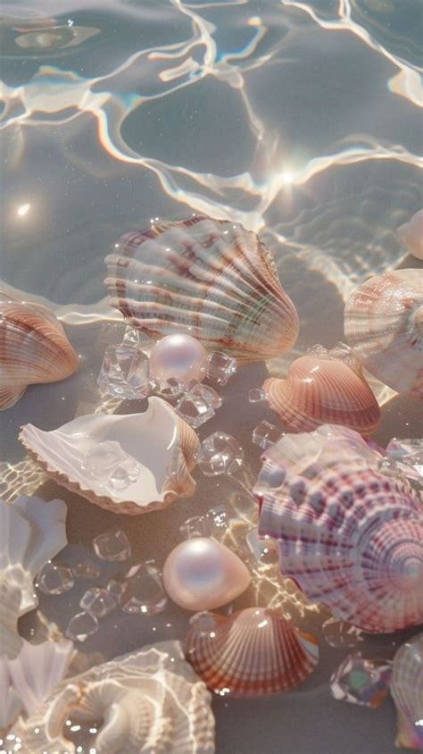 Seashells 2024 Sanal Sanat Soyut Fotoğrafçılık Arkaplan Tasarımları