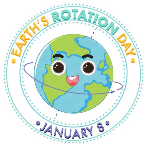 Free Vector Earths Rotation Day Banner Design