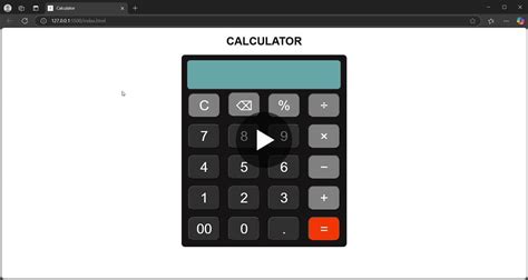 My First Javascript Project Simple Calculator Sooraj A S
